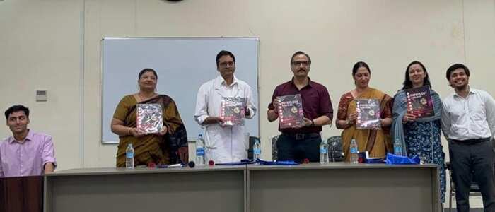 A new book launched by Doctor of RNT Medical College