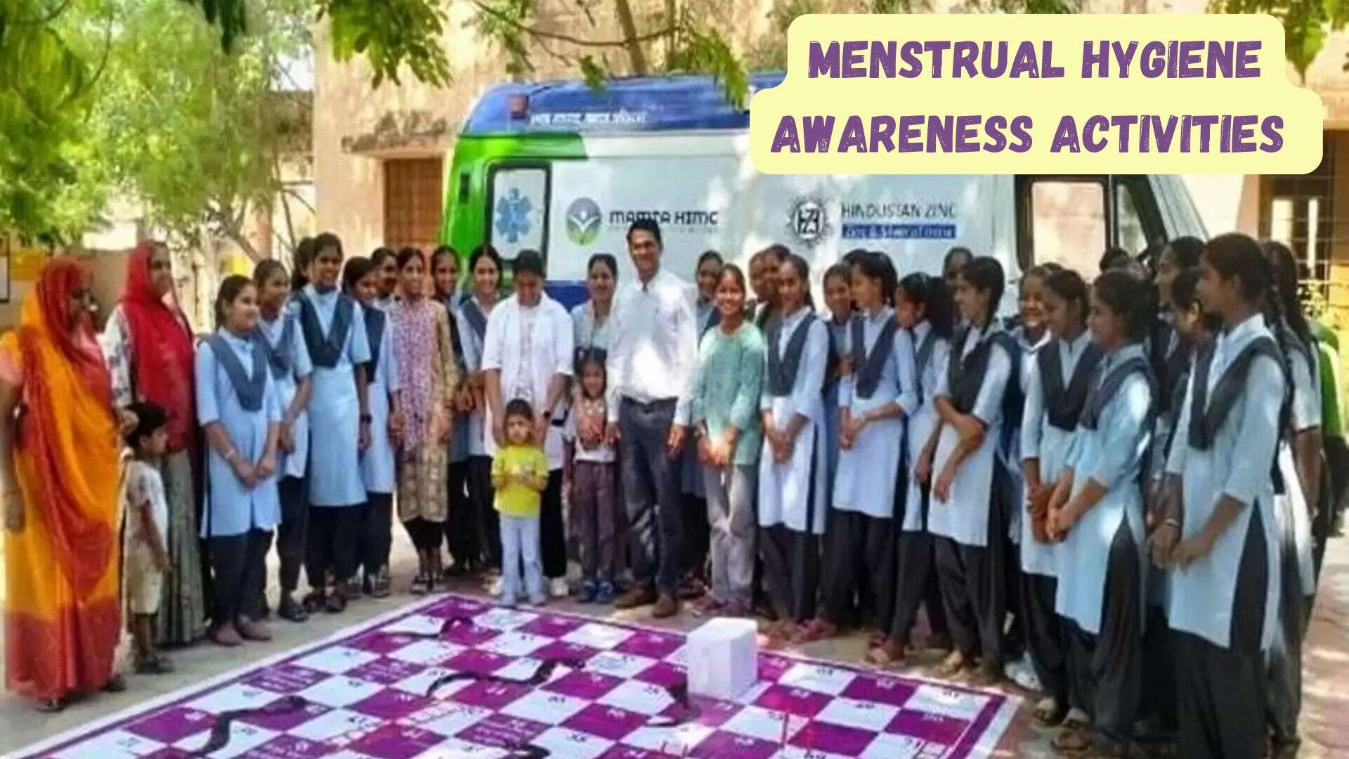 Menstrual Hygiene Awareness Drive in Schools by Hindustan Zinc