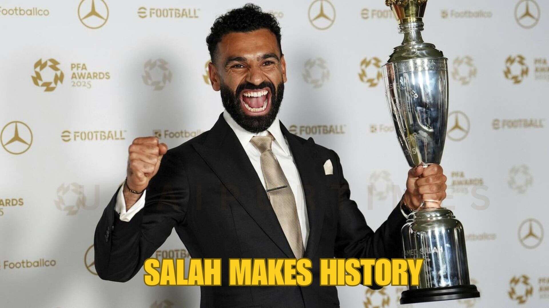 Salah Wins PFA Player of the Year for Record Third Time