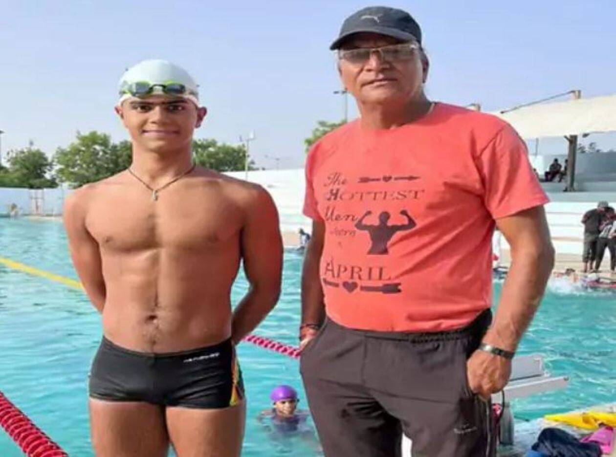 Udaipur’s Yug Chelani clinches national titles in Swimming