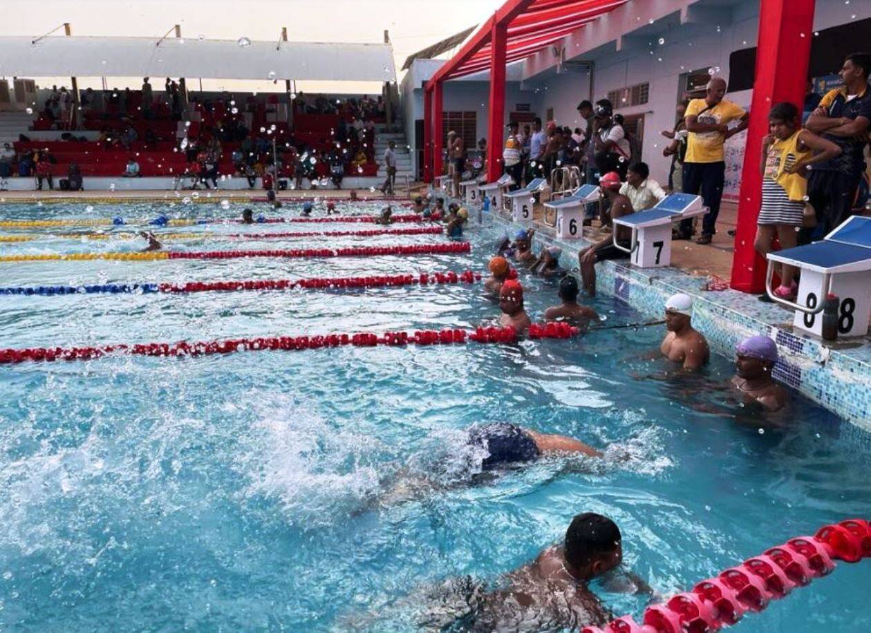 District level junior sub junior swimming competition on 9th and 10th June