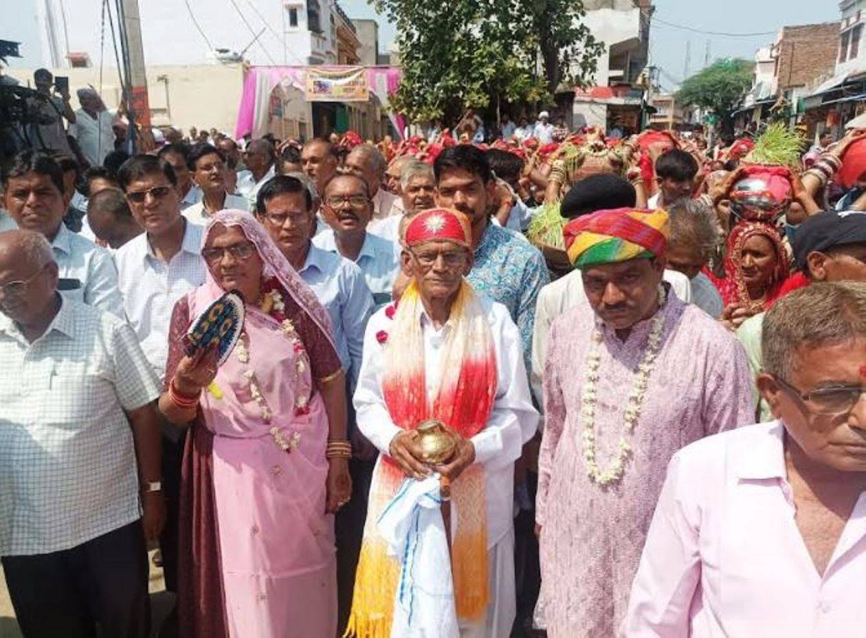 Salumber: Huge Kalash Yatra in Sarada
