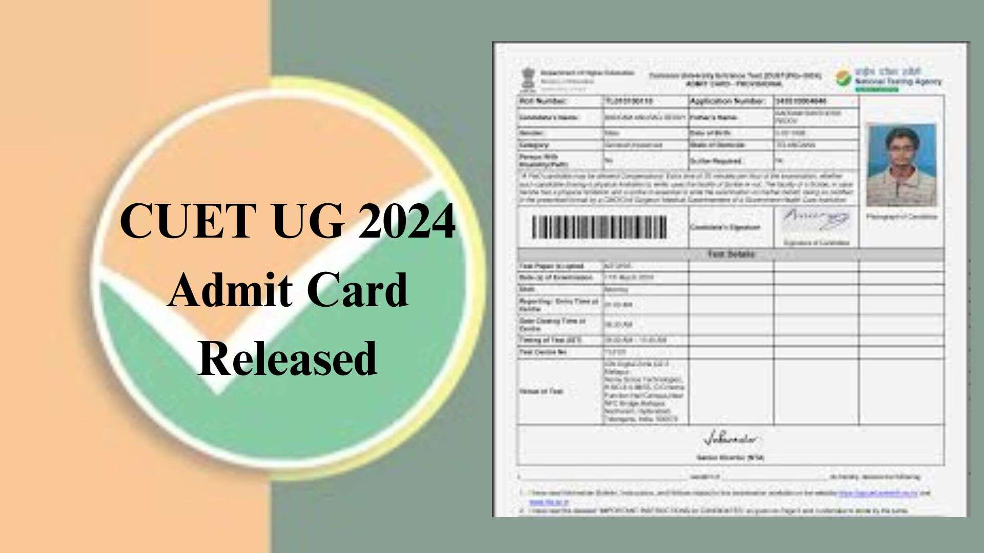 CUET UG 2024 Admit Cards Released by NTA