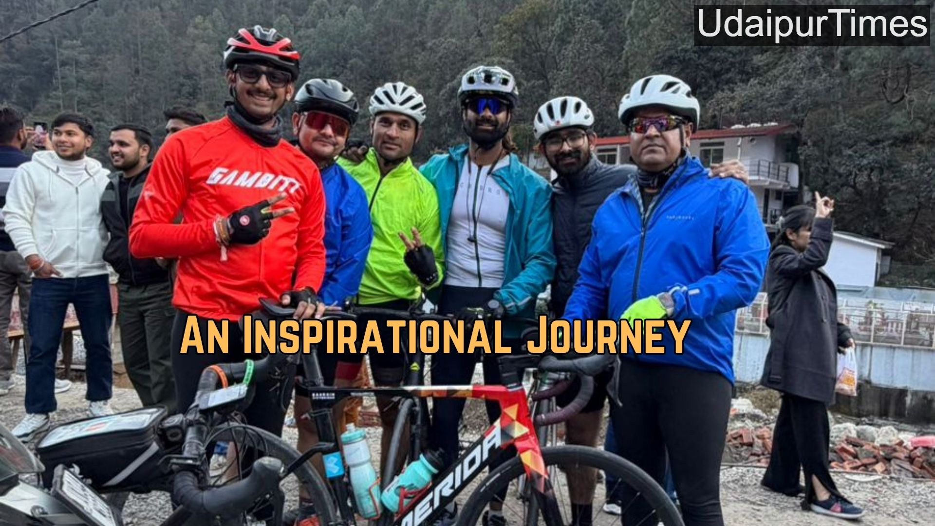Udaipur Cyclists Complete 1050-km Ride to Kainchi Dham in 5 Days