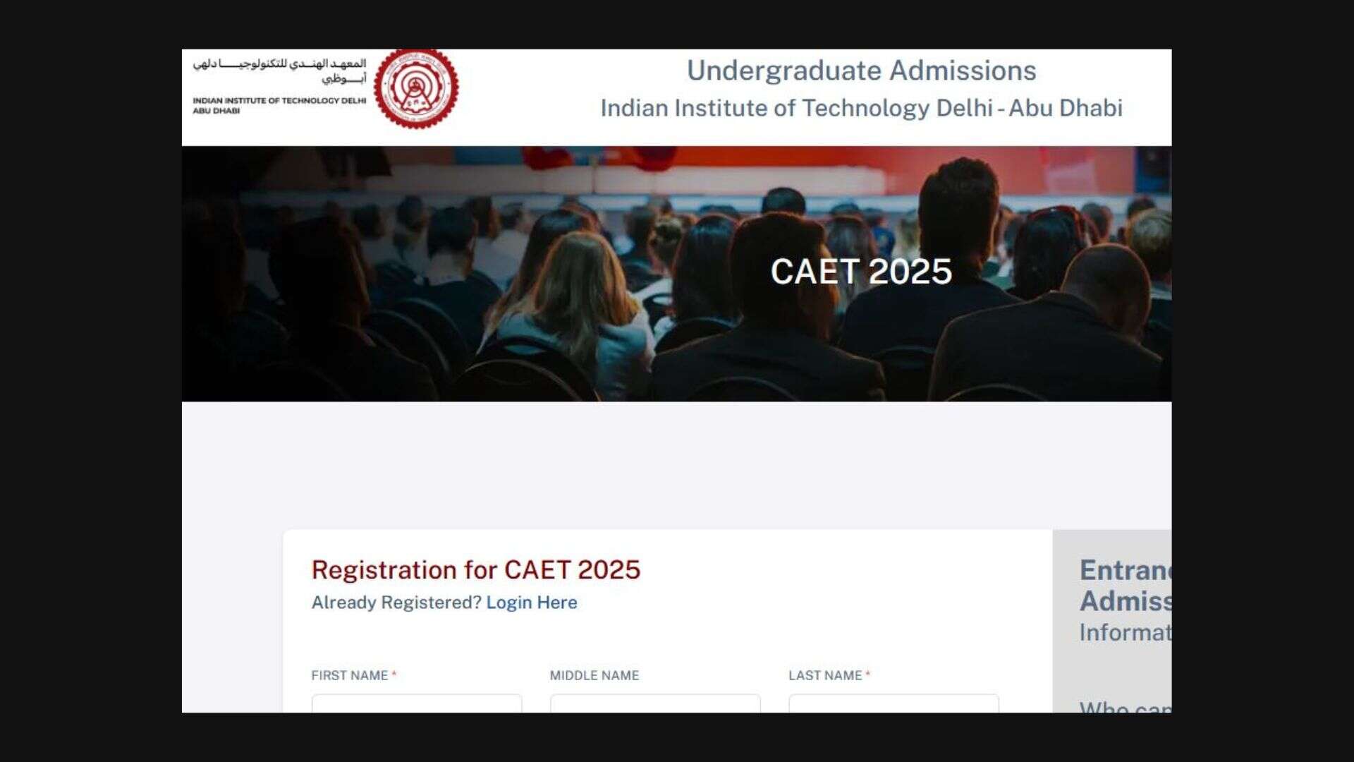 CAET-2025 for B.Tech Admissions: Application Process and Exam Details