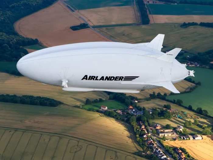 2025 Airlander 10 Largest Airship with see through roof