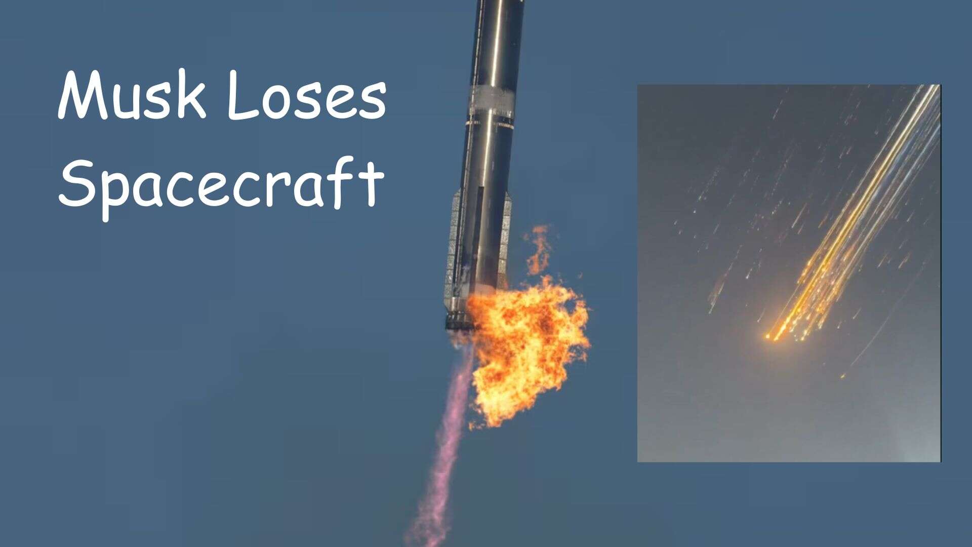 Elon Musk’s Starship Rocket Explodes Midair