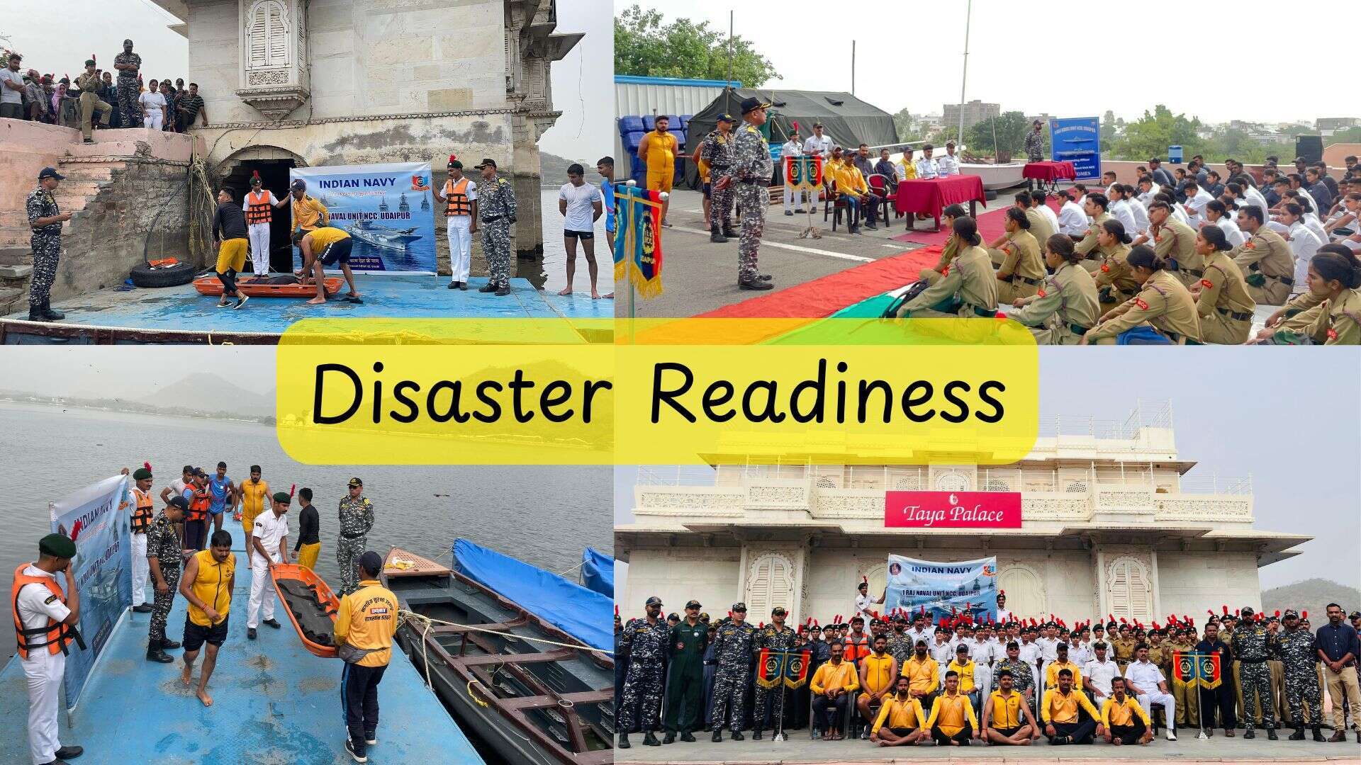 NCC Cadets Get Disaster Management Training at Fateh Sagar
