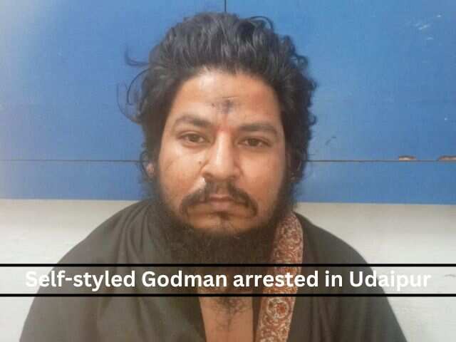 Udaipur Police arrested a self styled Godman in Udaipur after a case ...