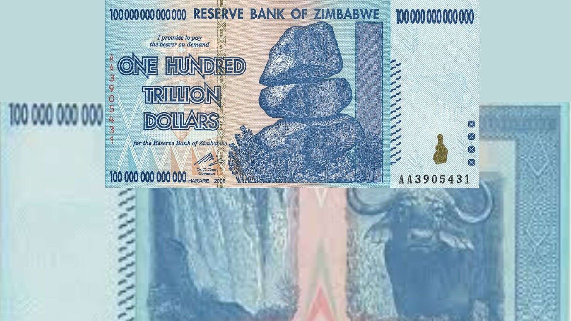 Zimbabwe's 100 Trillion Dollar Banknote Joins Udaipur Philately