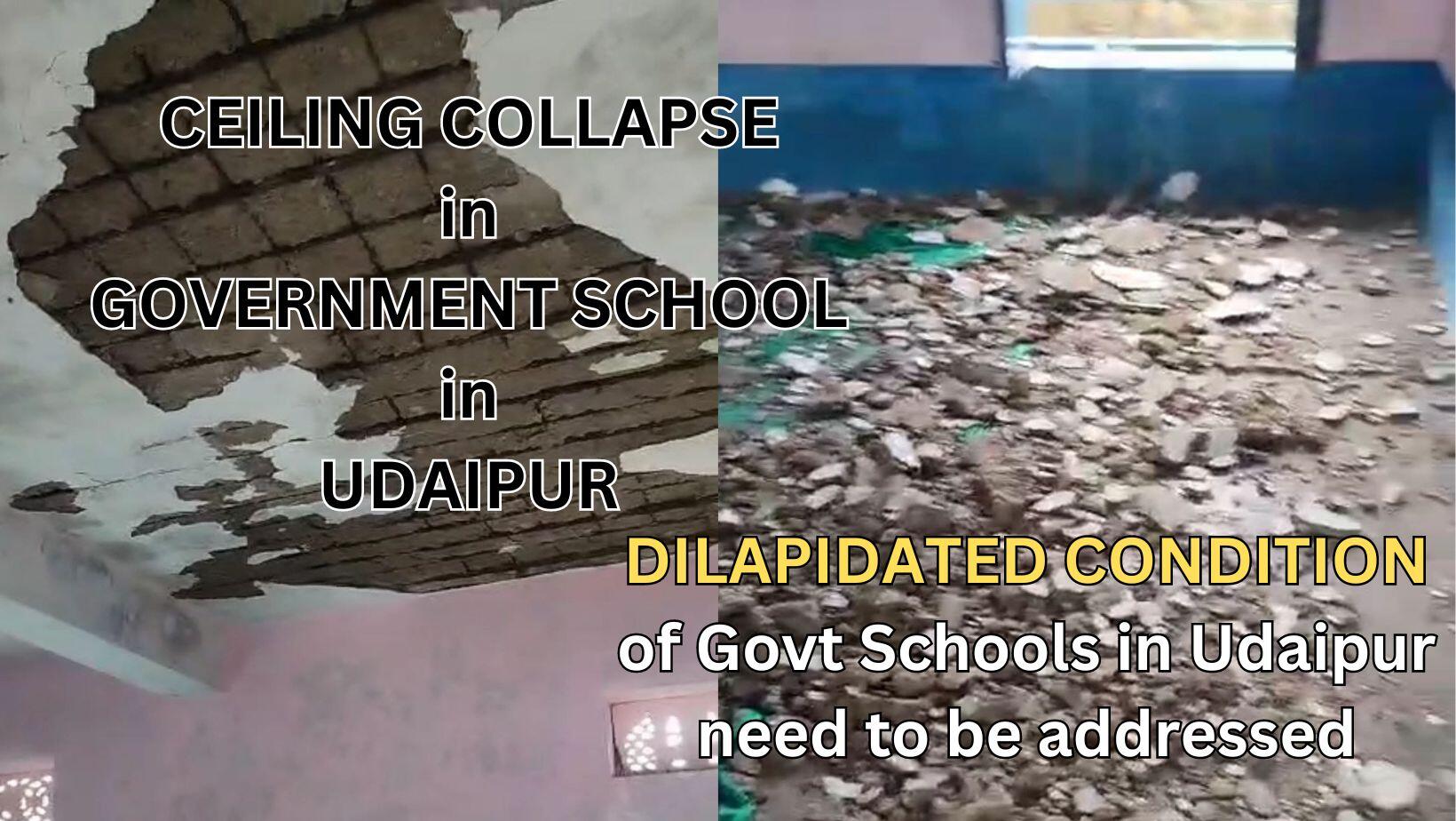 Ceiling Collapse in School: Ceiling Collapse Exposes the Dilapidated ...