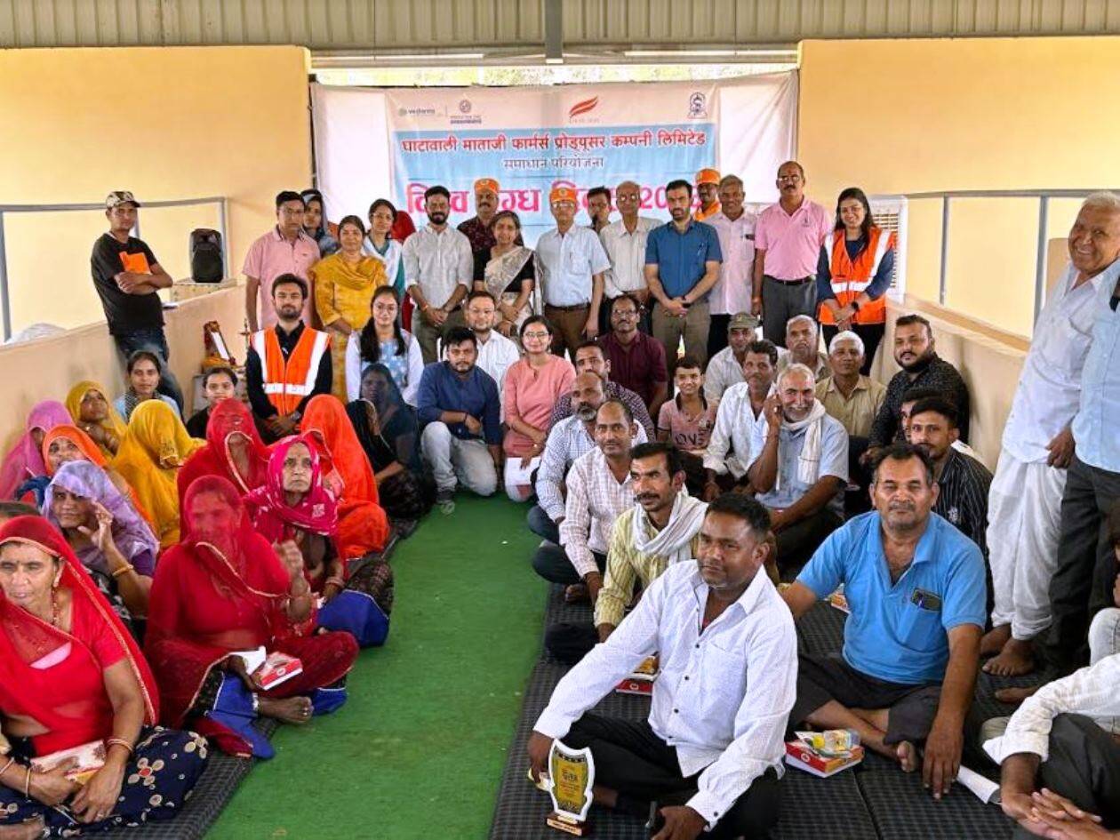 Farmers of Hindustan Zinc's Samadhan project celebrated World Milk Day