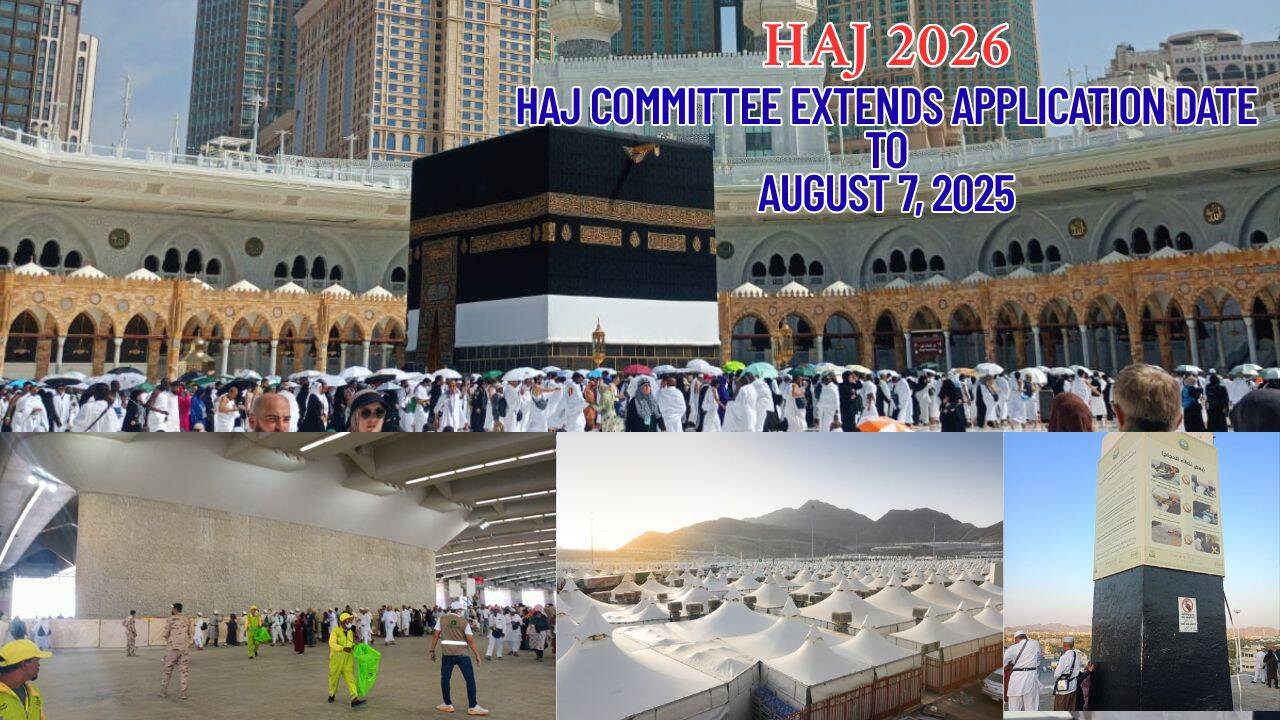 Haj 2026: Haj Committee of India Extends Last Date for Applications to ...