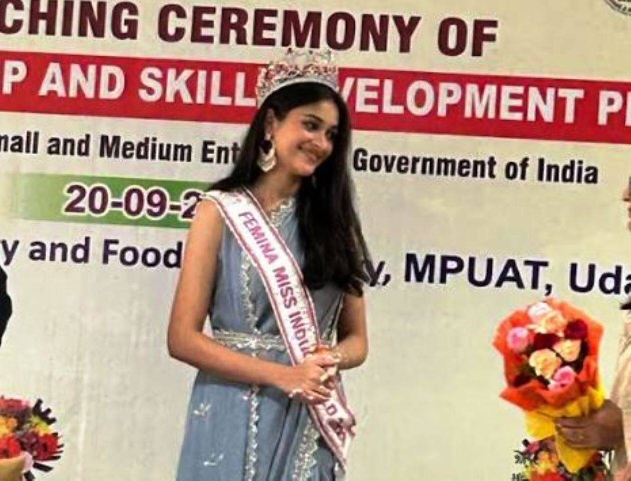 MPUAT welcomes Femina Miss India World 2023 Nandita Gupta