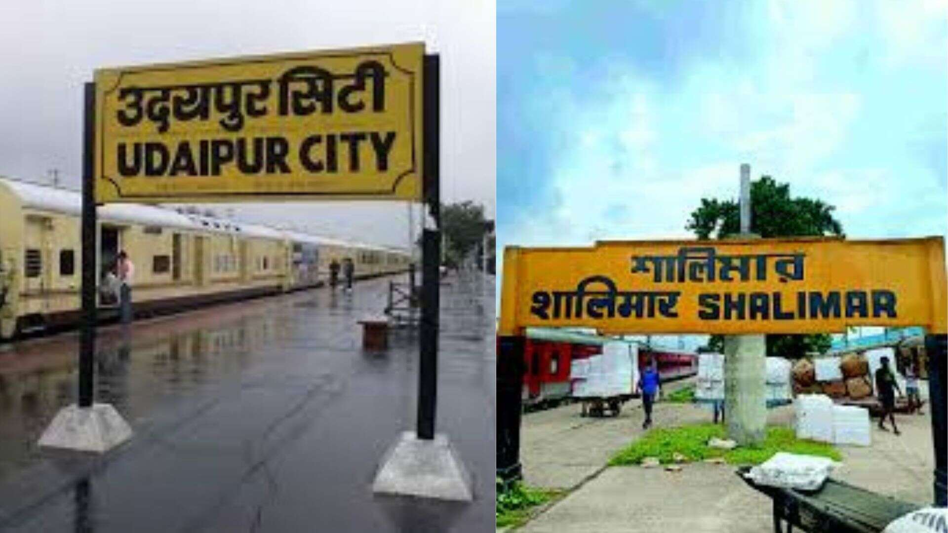 Changes in Udaipur-Shalimar Railway Service Timings