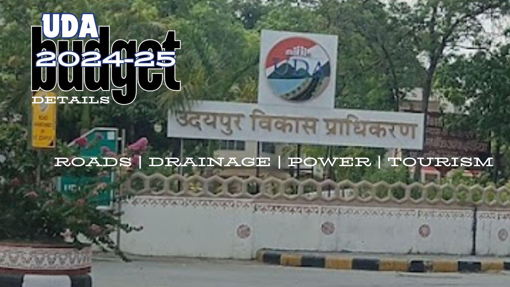 Details of Budgeted Expenditure for Development of Udaipur under 2024-25 Budget by the Udaipur ...
