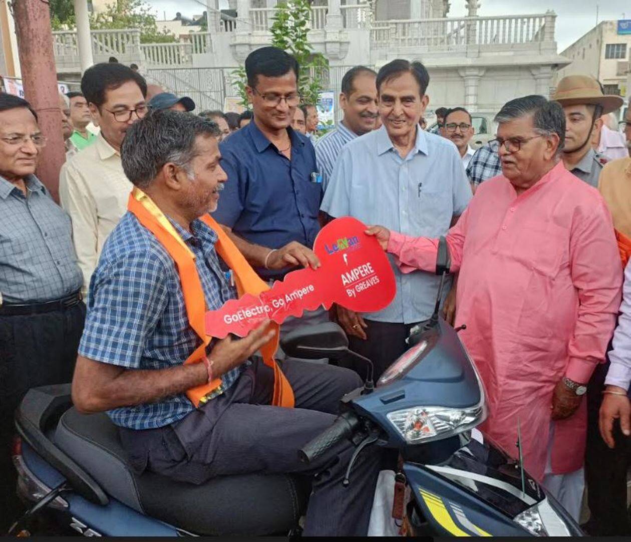Battery operated scooty keys given free of cost to 10 Divyangjans