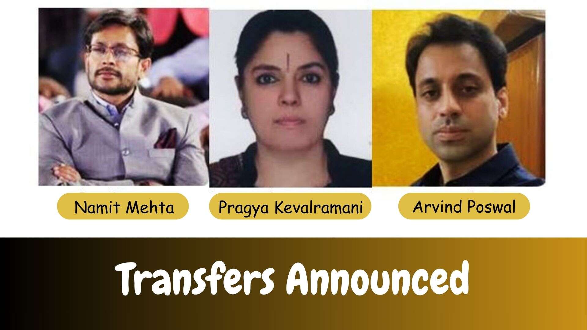 Namit Mehta is New Udaipur Collector