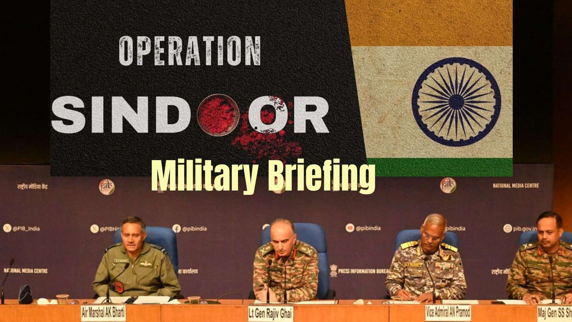 Operation Sindoor: Key Takeaways from India’s Military Briefing