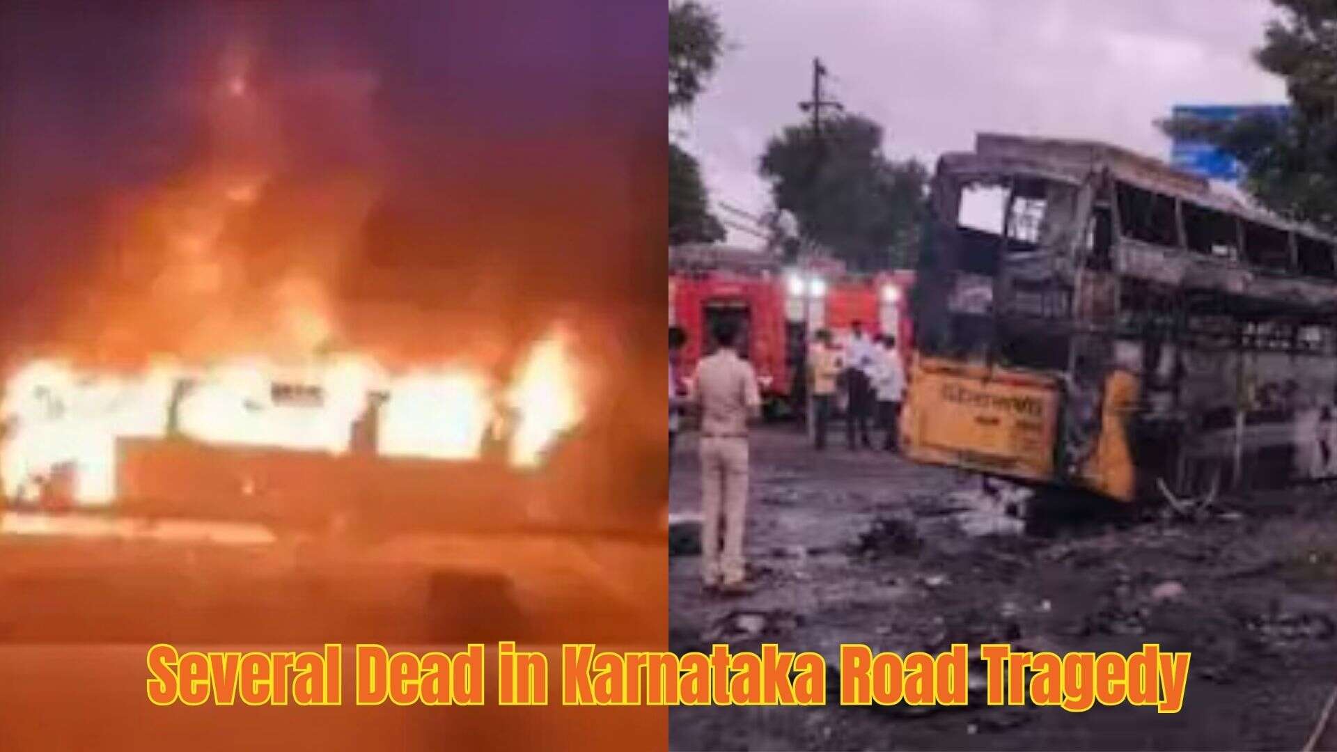 At Least 5 Dead in Major Karnataka Bus-Truck Collision