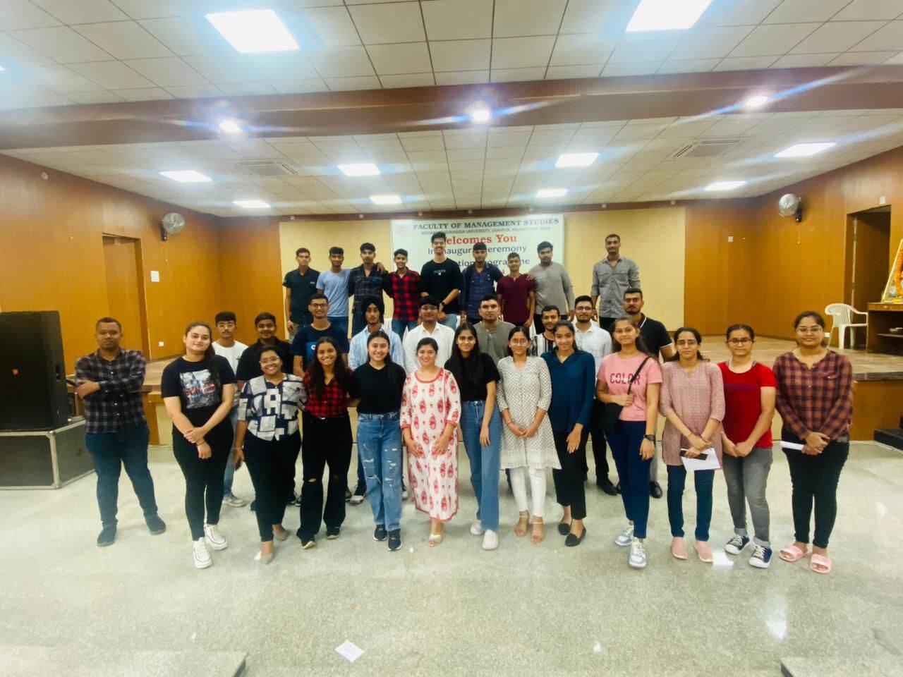 Student Induction Programme is a mandatory exercise by the University ...